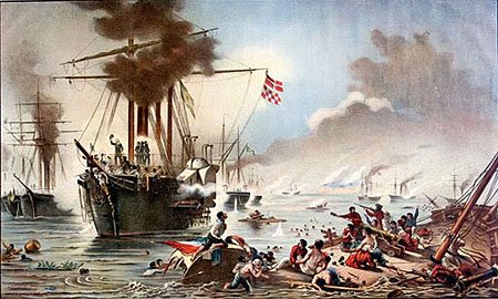 Cerimônia da Marinha comemora os 148 anos da Batalha do Riachuelo