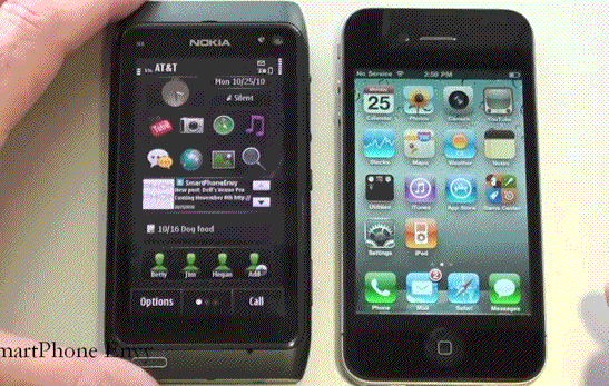 Nokia N8 vs Apple iPhone 4 Part 1 e 2 | Ponto Celular