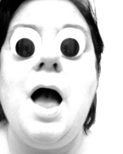 terrible yellow eyes: boggle eyes