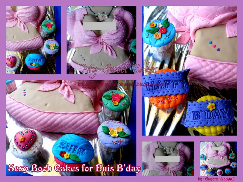 My Sweet Cake: Sexy Boob Cakes for Euis's B'day