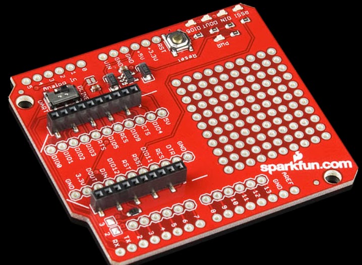 Arduino Xbee SparkFun shield | TuDu Tech