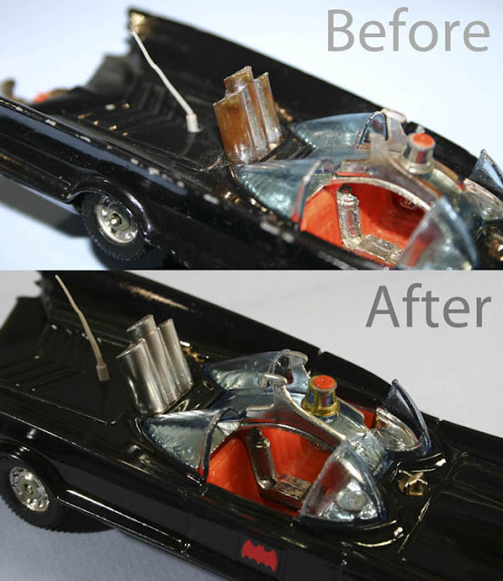 MODELKIT WORKSHOP: Batmobile "restoration" : Corgi