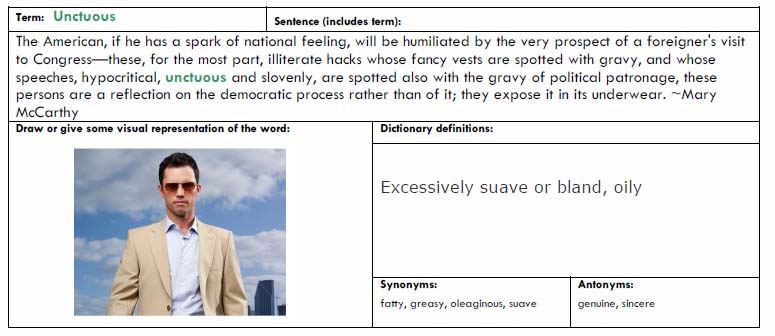 The Conscientious Reader: Work of the Week: Unctuous