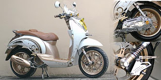 Retro Honda Scoopy|motorcycle my modification extrime