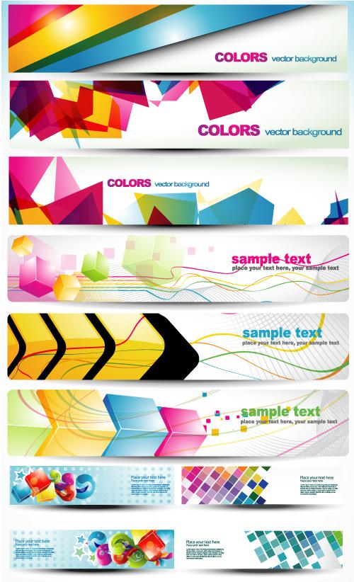 Quality Graphic Resources: Stylish Set of Banners