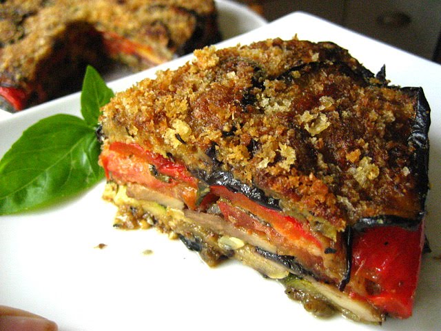 Grilled Vegetable Torte