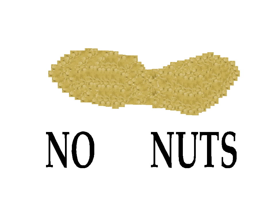 Free Posters and Signs: No Nuts