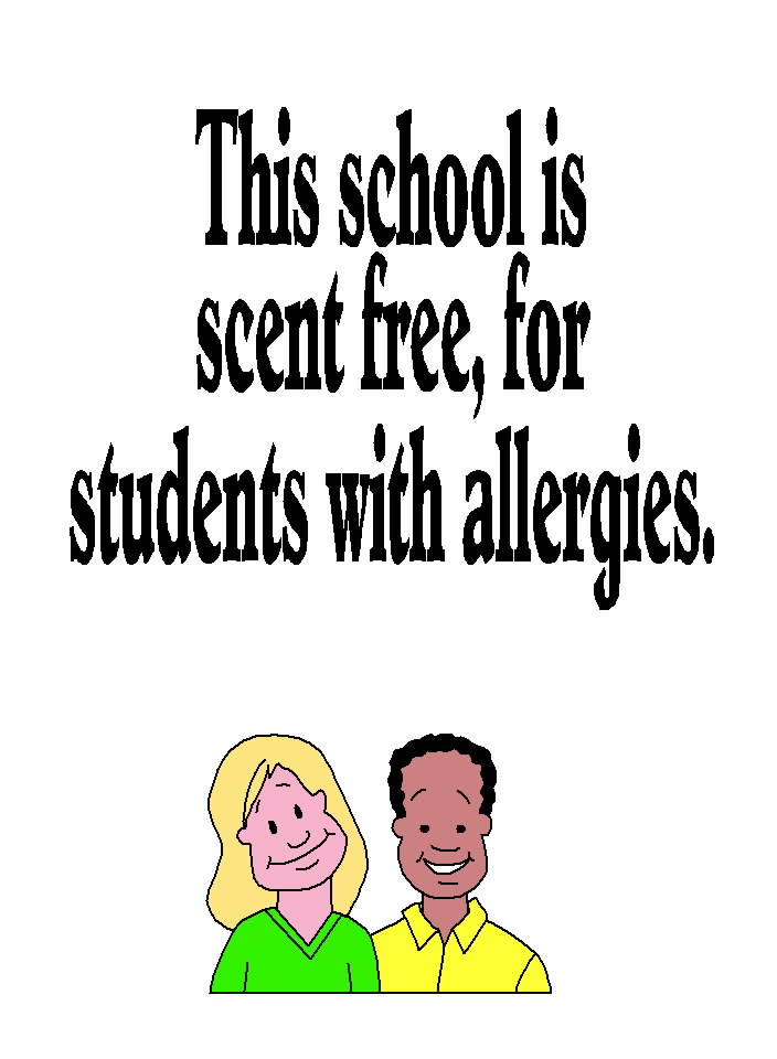 Free Posters and Signs: scent free