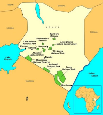 KENYA MAPS: MAPS OF KENYA ~ Klima Naturali™