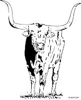 Texas Scroll Saw Patterns: Longhorn