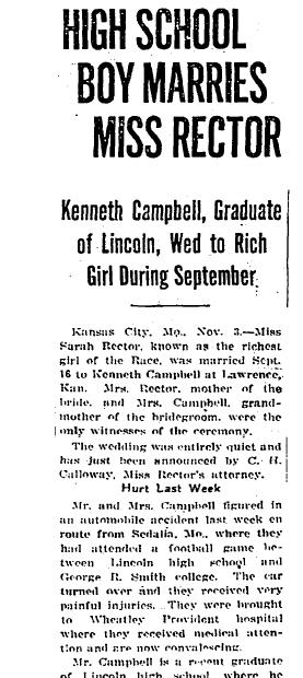 The African-Native American Genealogy Blog: Remembering Sarah Rector ...