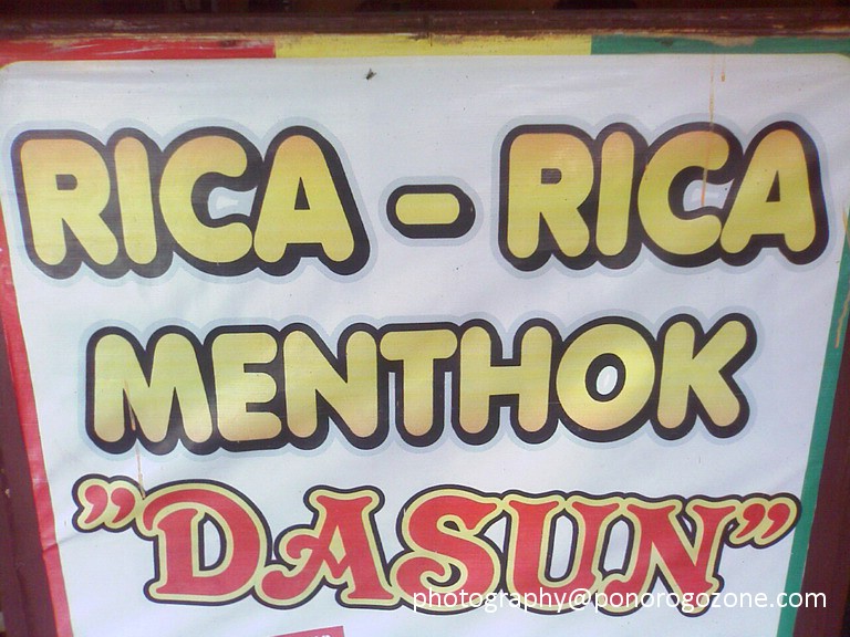 PONOROGO: RICA-RICA MENTHOK BU WIN DASUN.