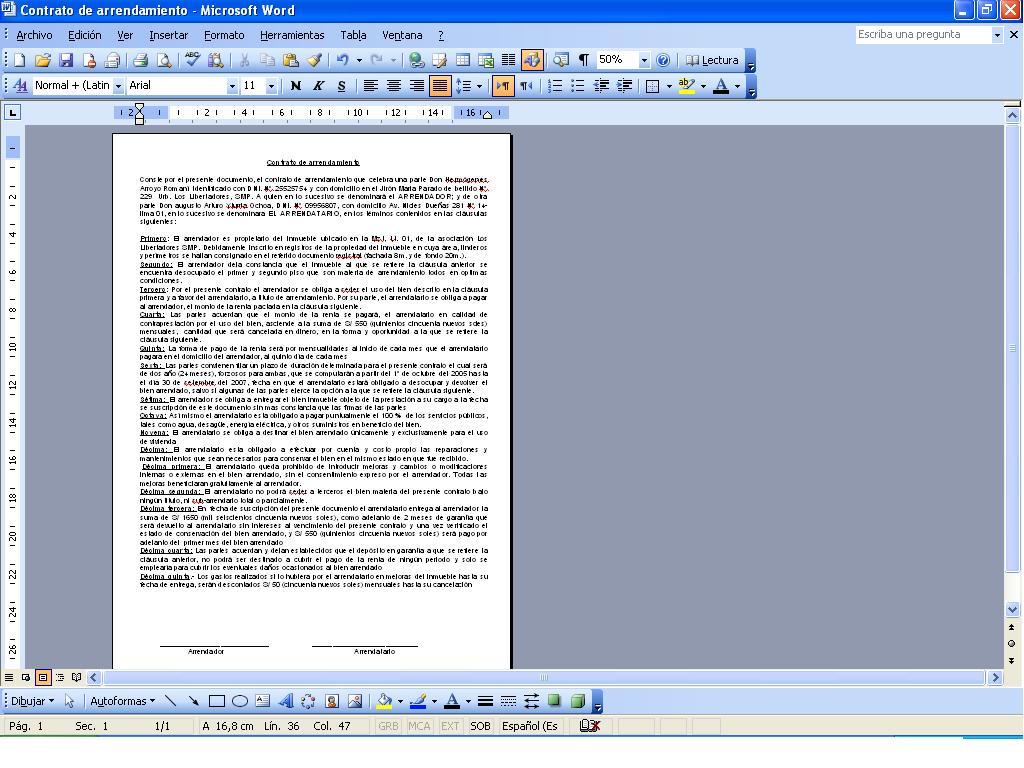 trabajos de computacion 2009: Trabajo Microsoft word