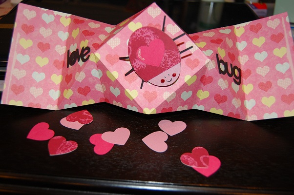 She's a Sassy Lady: Love Bug Bobble Card