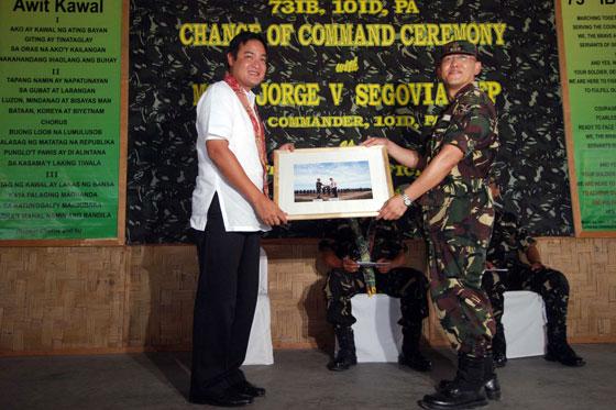 73rd Infantry Battalion, Philippine Army: Change of Command Ceremony