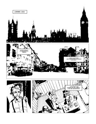El Blog del ilustrador Emiliano Villani: Páginas cómic en Blanco y negro