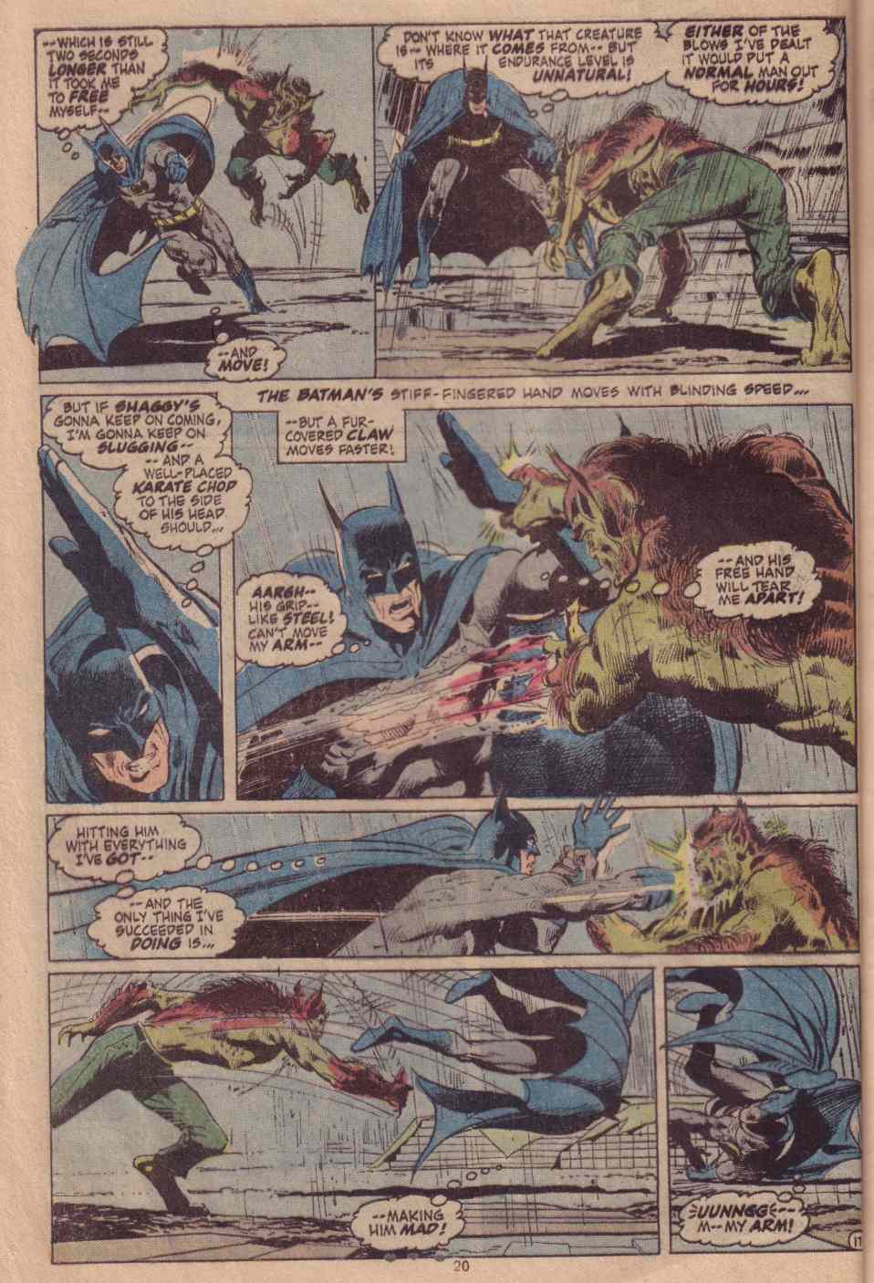 Savage Tales: Batman #255: "Moon of the Wolf" (Neal Adams art)
