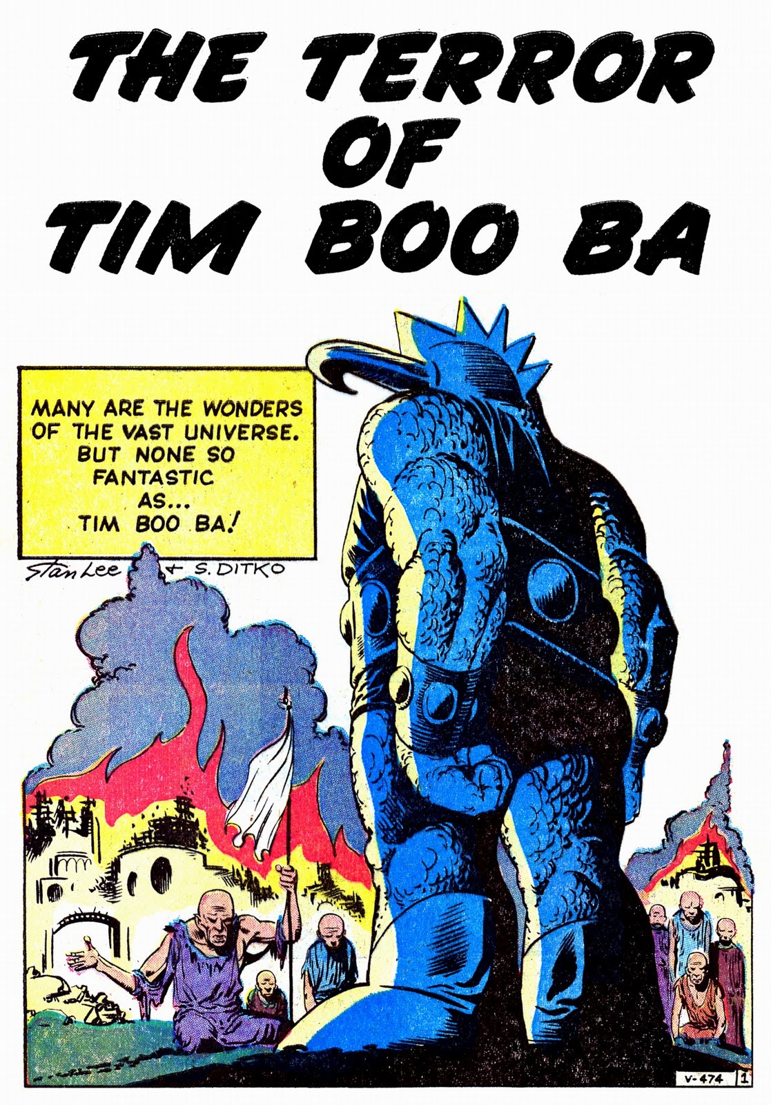 Savage Tales: Monster Menace #1 "The Terror of Tim Boo Ba" (Classic ...