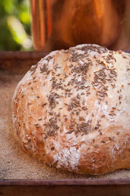 Pleasant View Schoolhouse: Round Loaf of Rye Bread