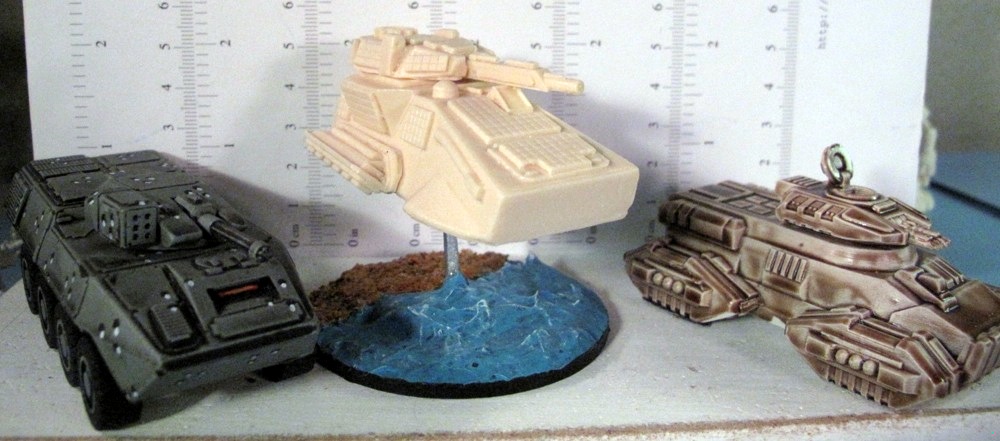 Combat Wombat Miniatures, Medium Grav Tank | Miniature Review