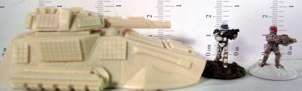 Combat Wombat Miniatures, Medium Grav Tank | Miniature Review