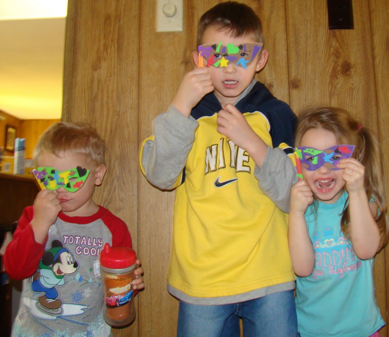 Brittanni's Silly Daycare Kids: "M" Week- Mask