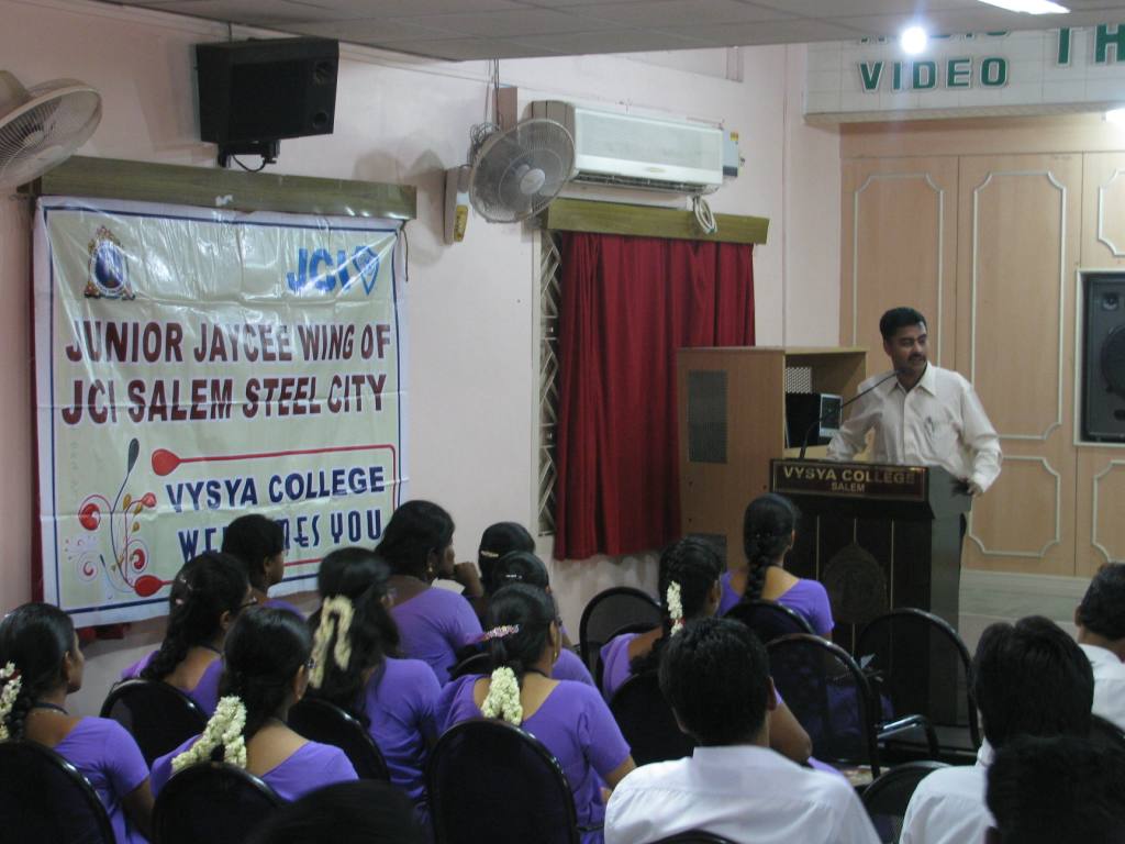Junior Jaycee Wing of JCI Salem Steel city - Vysya College, Salem