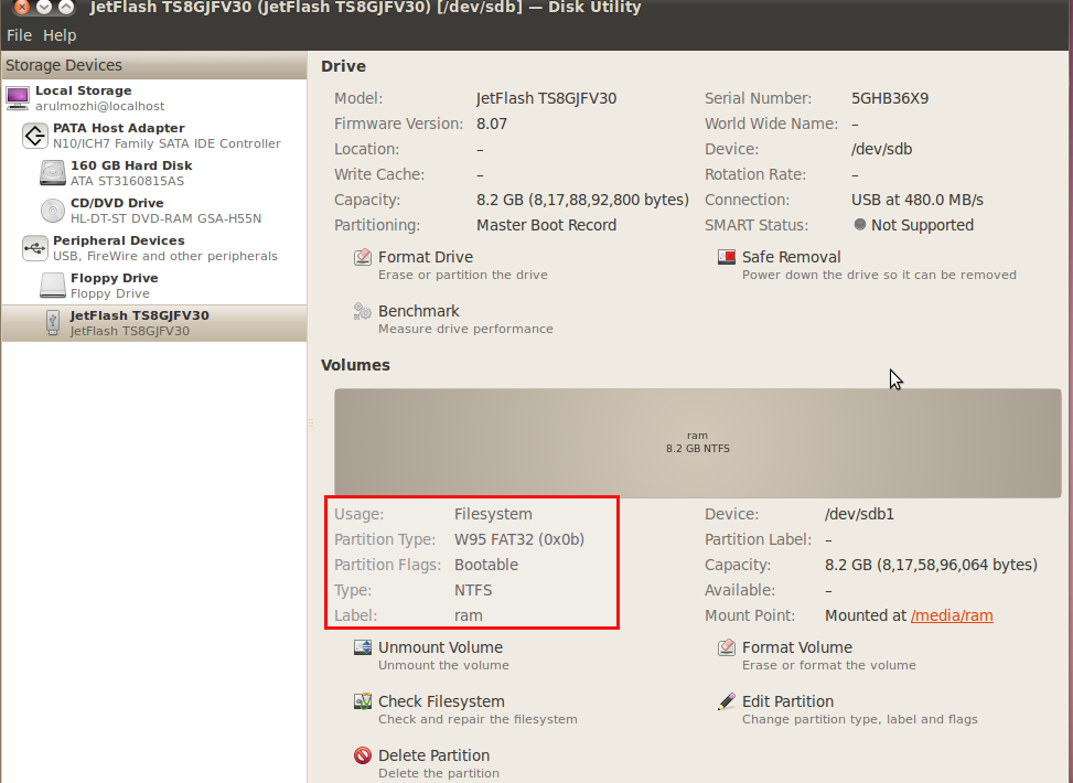 Ubuntu Explore: Ubuntu: How to format pen drive using disk utility