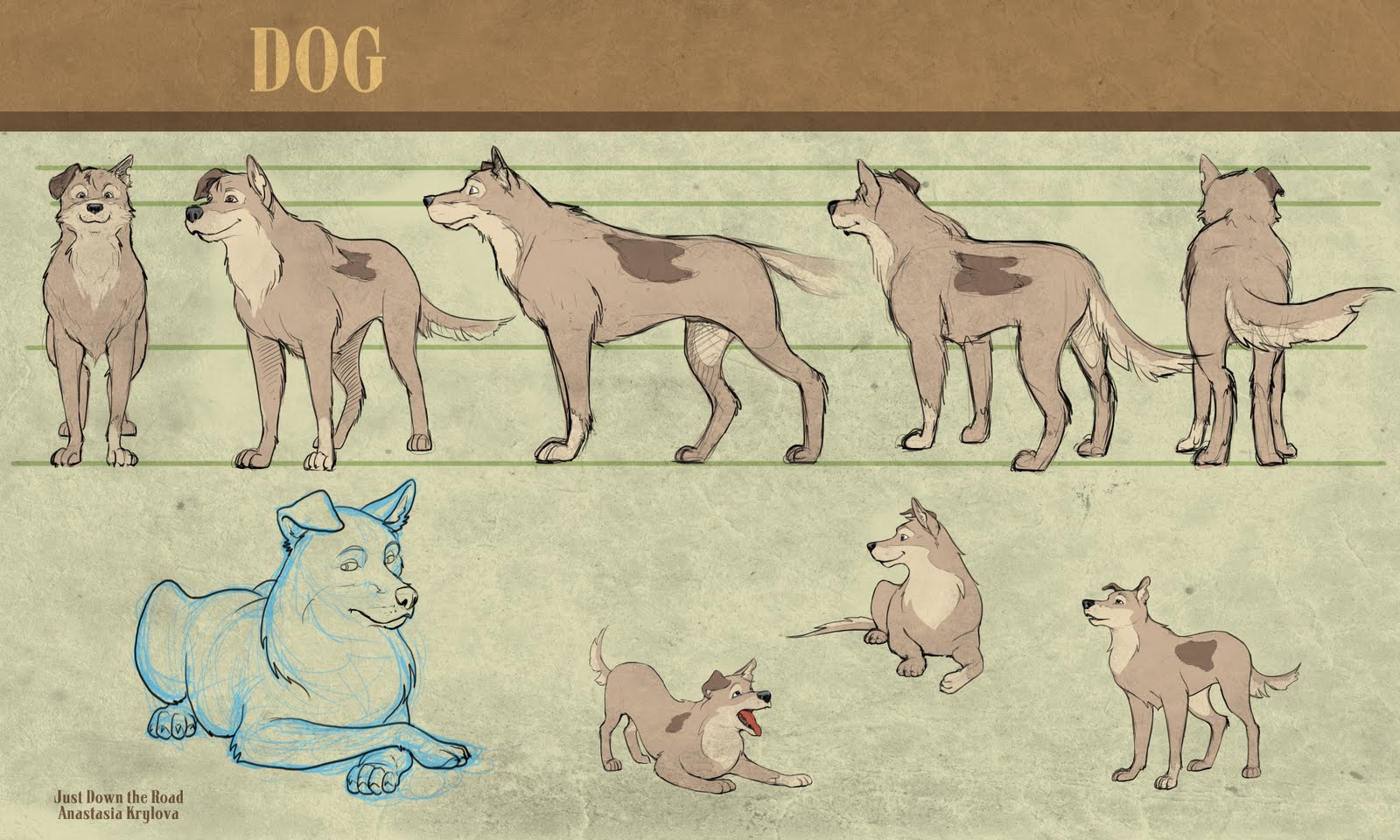 Just Down the Road: Updated character sheets