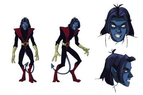The Dork Review: X-Men Evolution Model Sheets