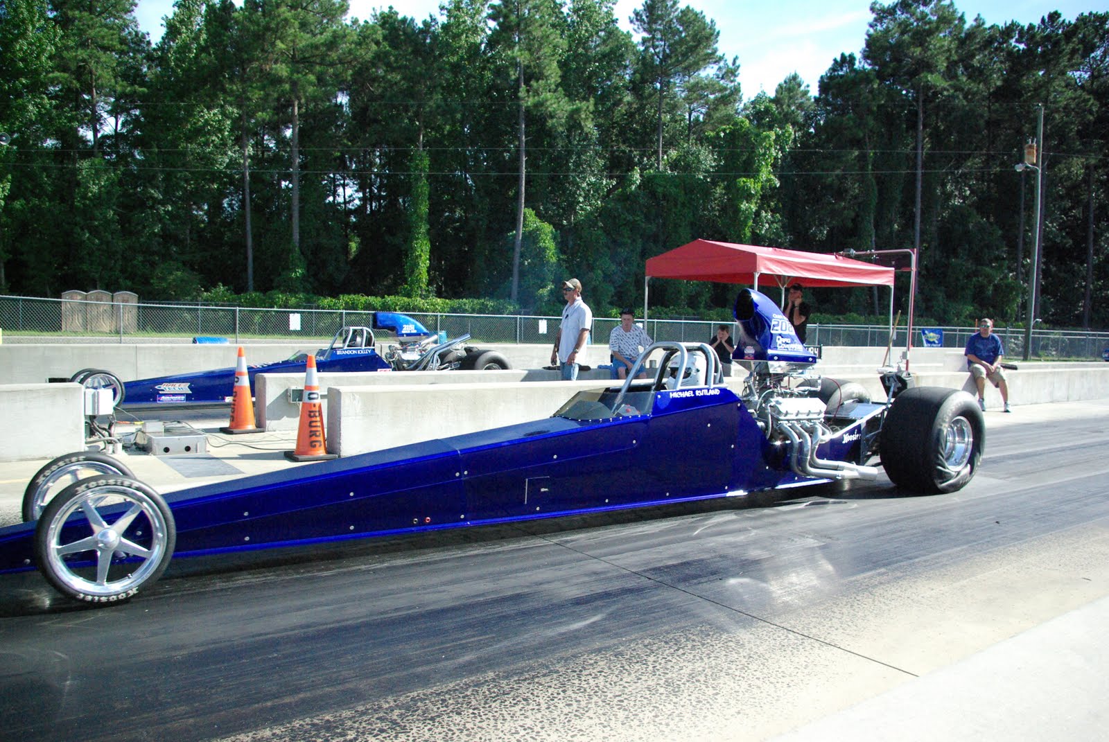Fast Shutter: MICHAEL RUTLAND HAD HIS NEW ((BLUE DRAGSTER)) AT GATOR ...