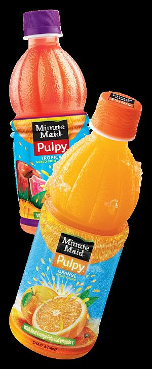 Minuman minute maid pulpy - naima afrina