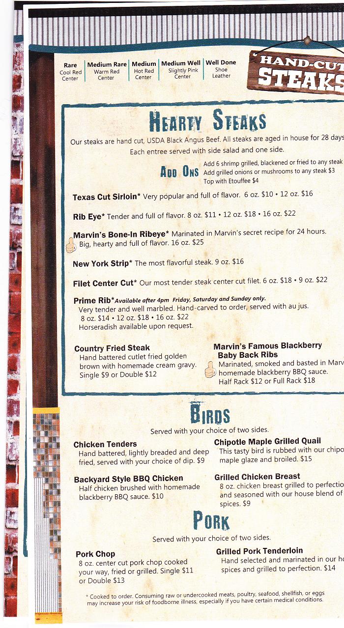 In Laurie's Brain...: Starvin Marvin's Bar & Grill