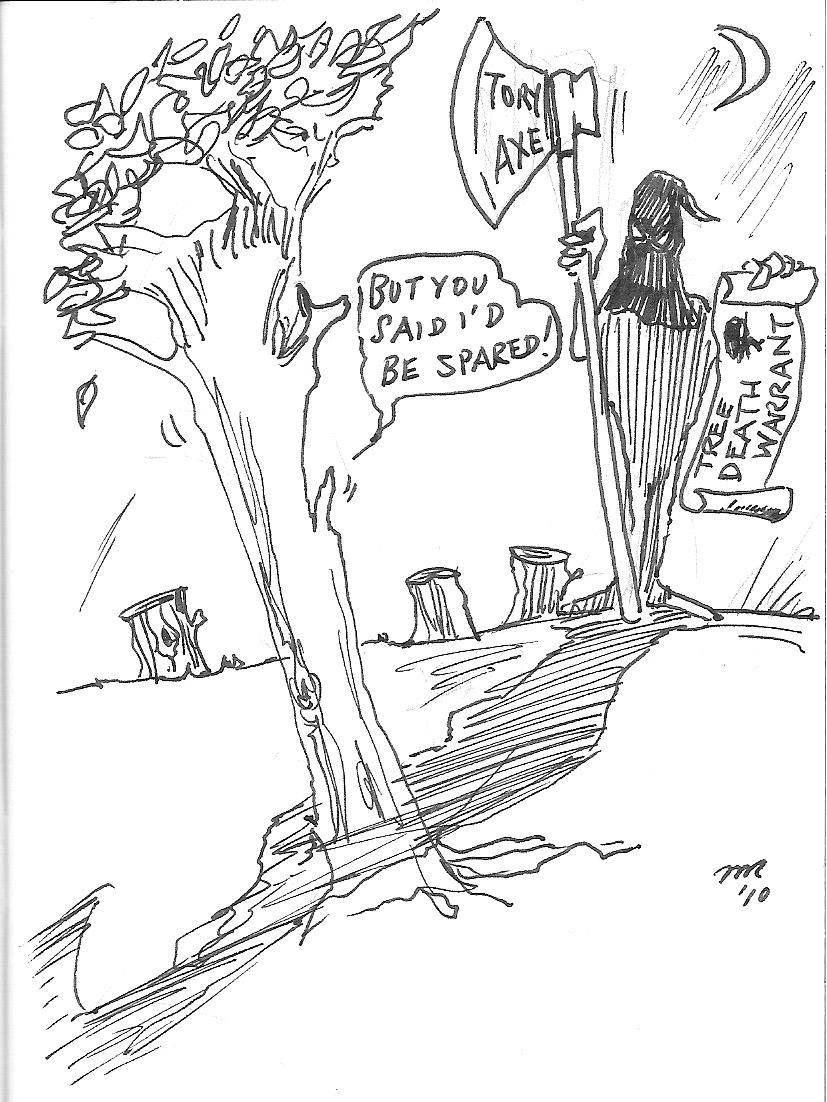 Unleashed Cartoons by Mike Royston: The Last Tree