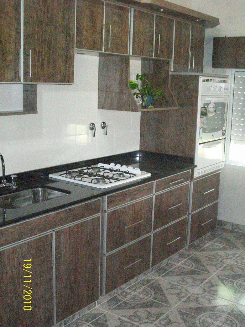 Mobilack: COCINA EN MELAMINA ROBLE RUSTICO