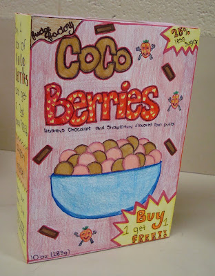 Cardinal Art 2009-2010: Cereal Box Designs Art 1 Students