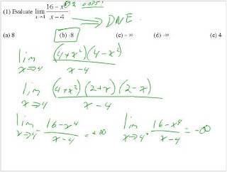 Calculus 45S: Limits: The Scribe.. Continue or Discontinue?