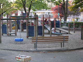 Swings and Roundabouts- Vancouver: Slocan Park Playground- East Vancouver