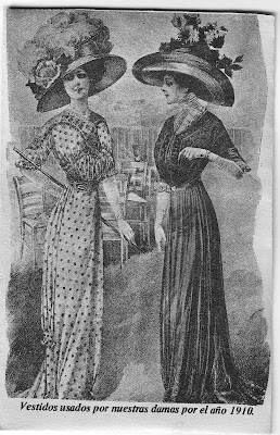 MOMENTUM: LA MUJER Y LAS MODAS DEL AÑO 1910....