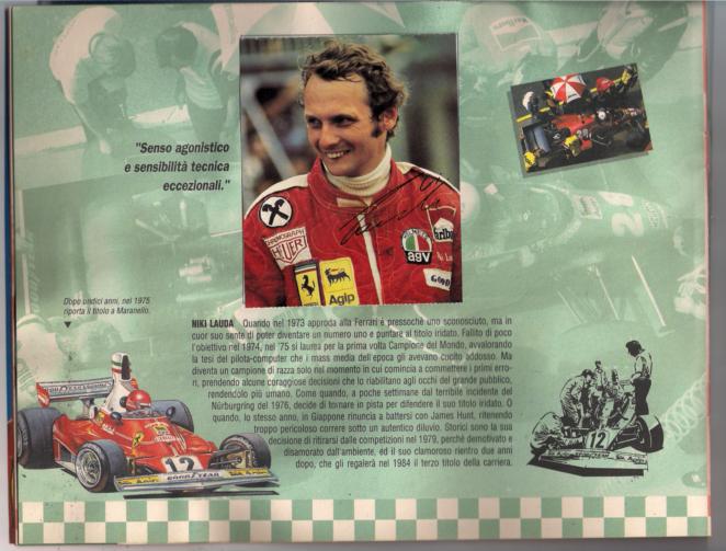 Album di figurine: Ferrari F1 "I PILOTISSIMI" Agip 1994