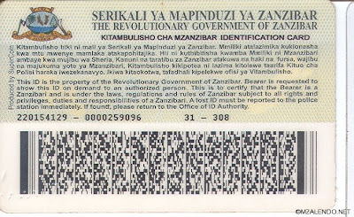 ZANZIBAR NI KWETU: Foreigners in Zanzibar to Be Given Zanzibar Identity ...