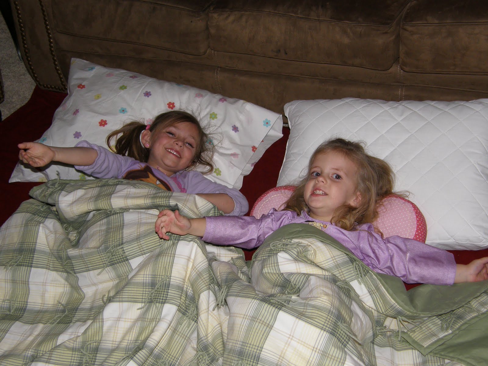 The Randalls - Zach, Lauren, Ella Ann, & Holden: Ella's First Sleepover