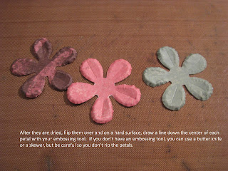 Stars 'N' Sparkles, Blooms 'N' Bling: Pinched Rose flower tutorial