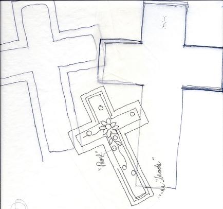FREEBIES, etc.!: Drawing and Designing Crosses: another tutorial