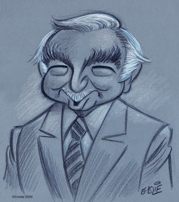 The Cartoon Cave: Walter Cronkite Signs Off For The Last Time.