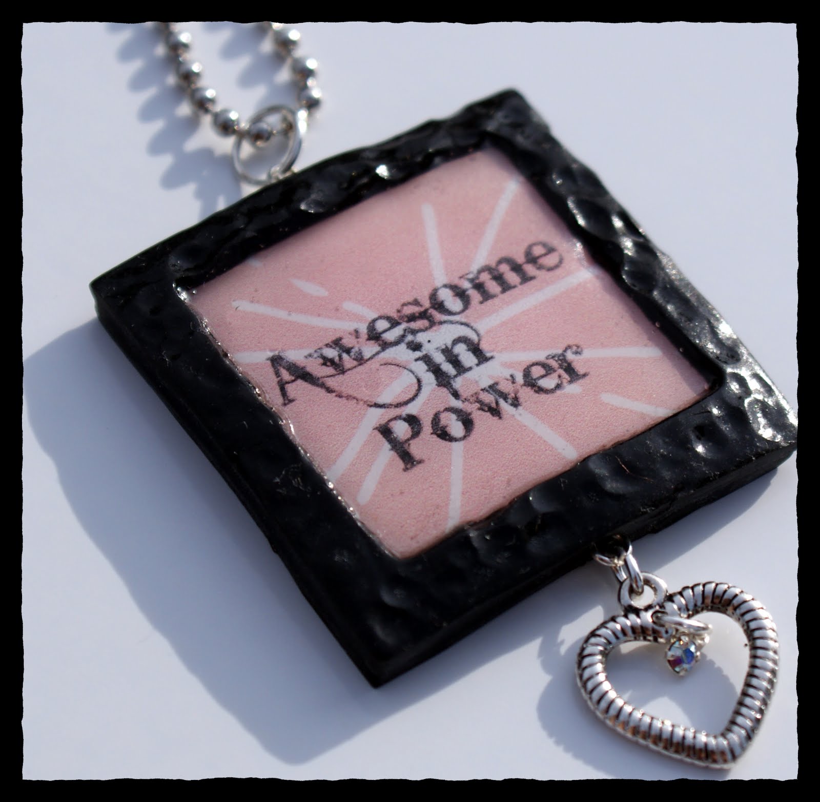 Polymer Clay Day 71: "Awesome in Power" Pendant – Saved By Love Creations