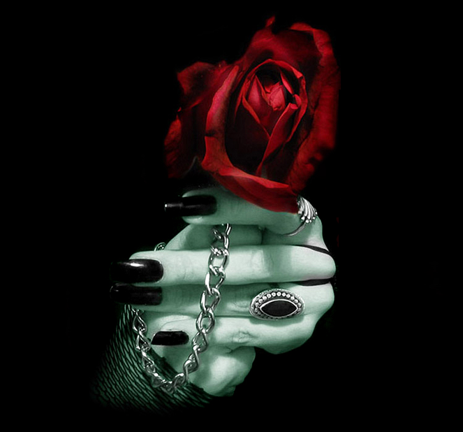 Corazon gotico de amor - Imagui