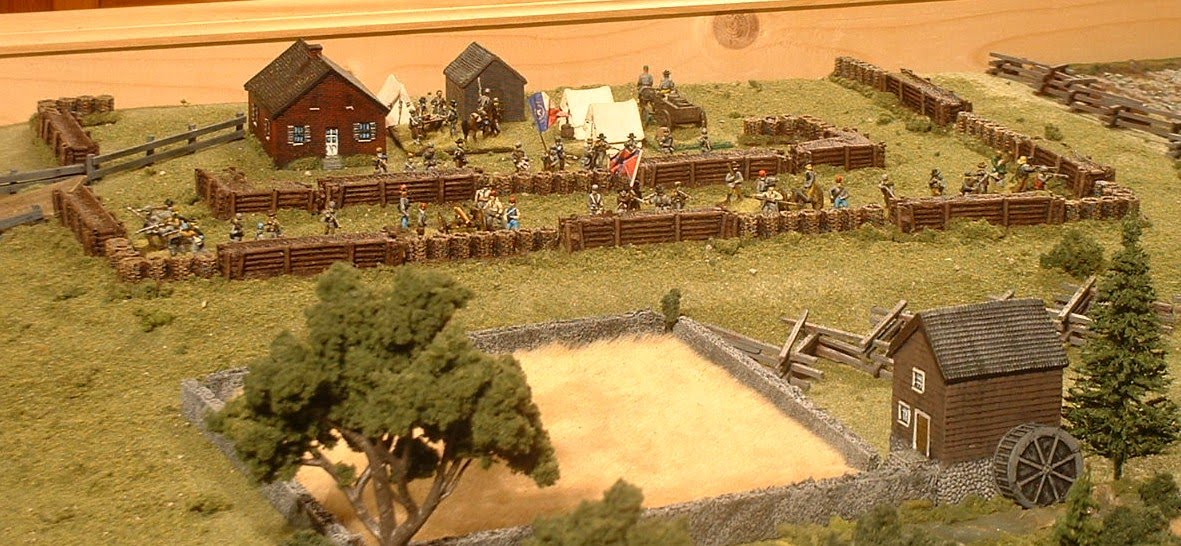 Lord Ashram's House of War: Painted up the 15mm ACW fortified pieces...