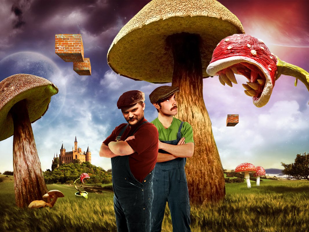 Jeff's Draw Blog: Realistic Mario Brothers