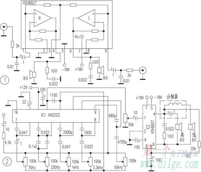 High-fidelity two-channel amplifier HSH8927 or TDA2616 - Another ...